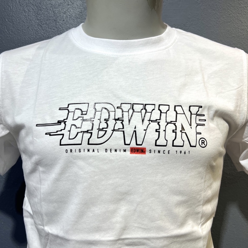 🔥New Arrivals🔥 EDWIN® Men’s Signature Emboss Logo Printing T-Shirt ...