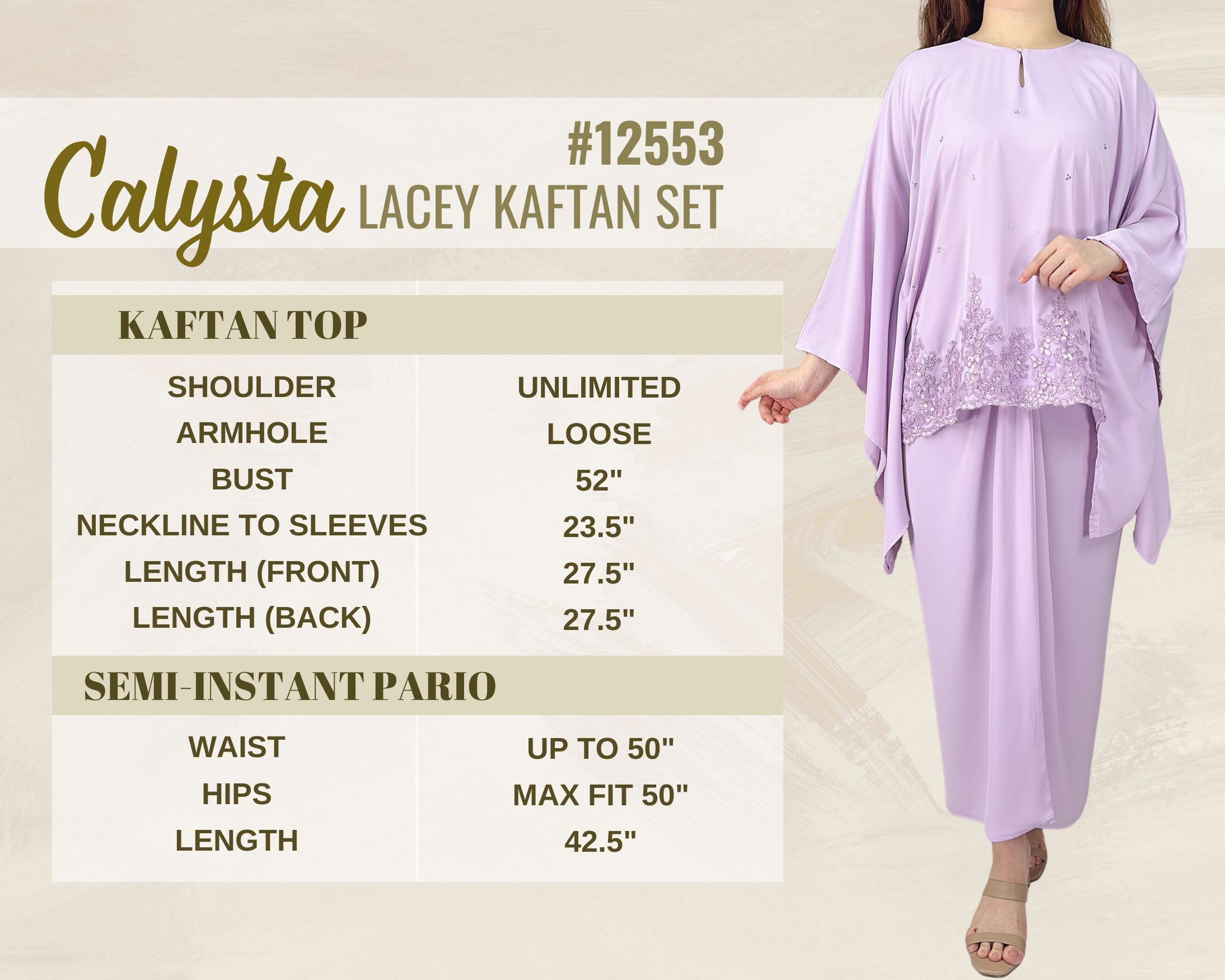 CALYSTA LACEY KAFTAN SET BAJU RAYA KURUNG BRIDESMAID NIKAH TUNANG READY STOCK | Shopee Malaysia