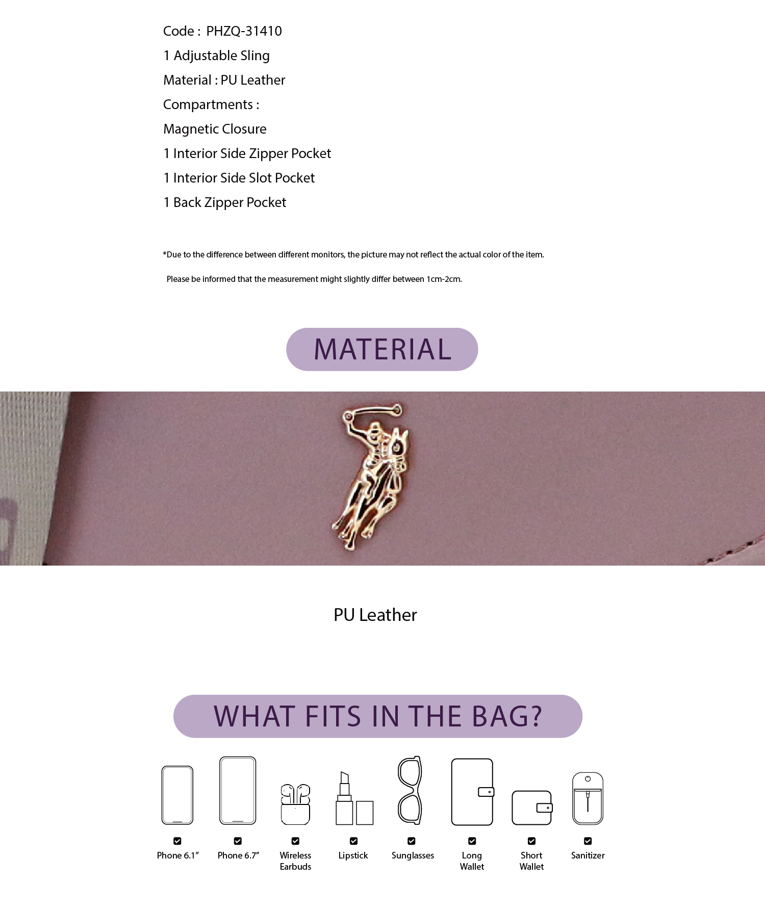 Polo Haus PHZQ Crossbody & Shoulder Bag | Shopee Malaysia