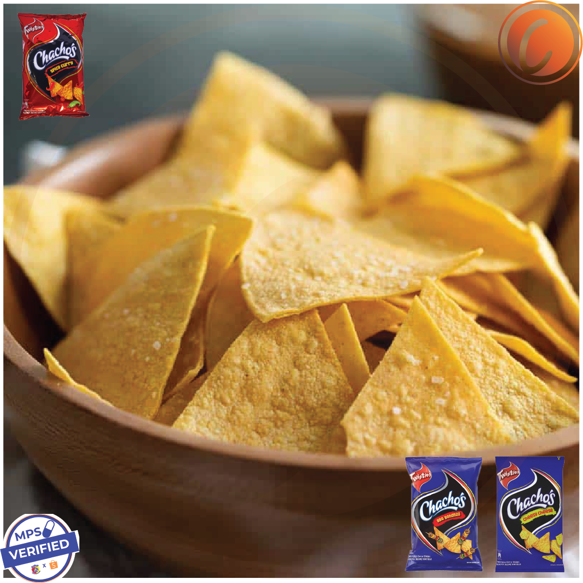 Twisties Chacho's Tortilla Corn Snack Cheezy Cheese BBQ - 1 PACK ...