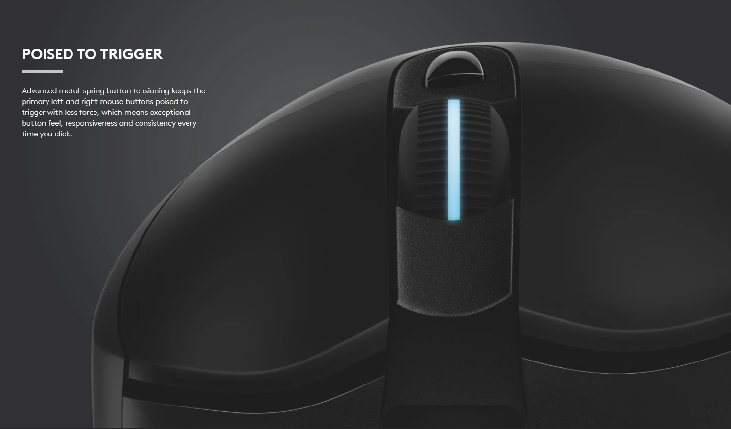 LOGITECH G703 LIGHTSPEED WIRELESS GAMING MOUSE HERO 25K SENSOR | LIGHTSYNC RGB LIGHT | 6 ...