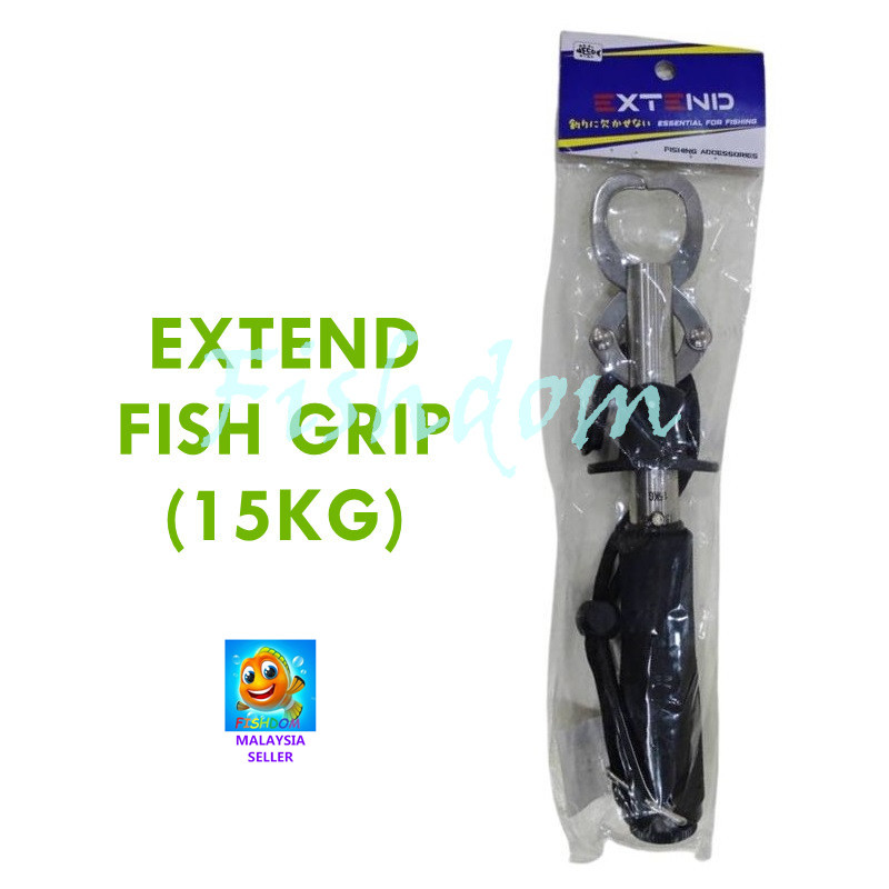 FISHDOM EXTEND FISH GRIP G WEIGHTING 15KG GRIPPER IKAN FISHING GRIP ...