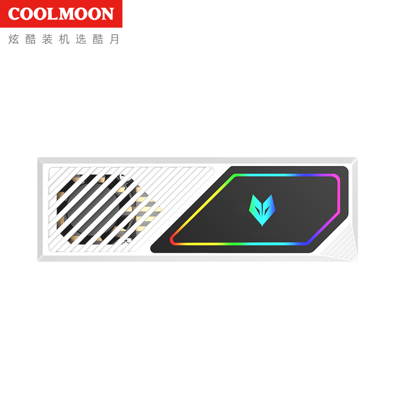 Coolmoon CM-M2F (FAN) M.2-2280 SSD High-Performance Cooling Heatsink ...
