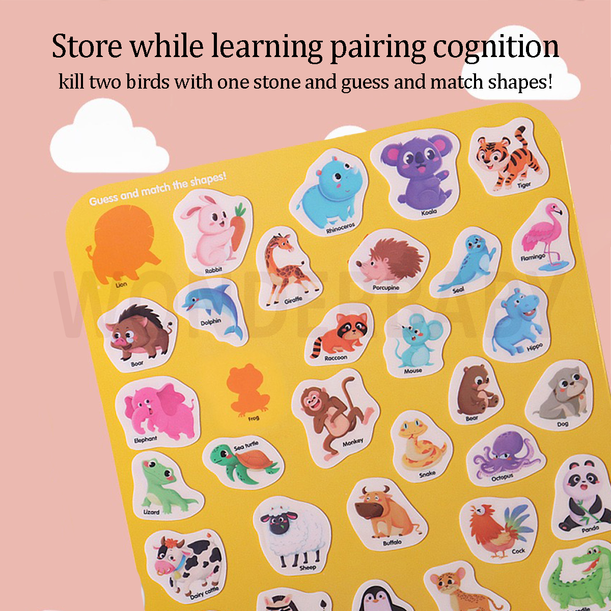 Reusable Children Jelly Sticker Book Quite Book Kids Fun Learning ...