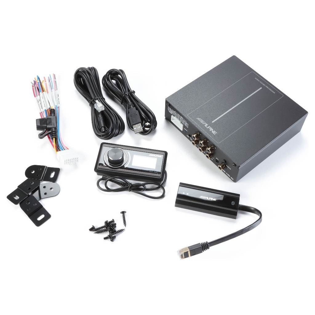 Alpine PXE-C60-60 OPTIM™6 six-channel DSP digital signal processor with automatic sound tuning ...