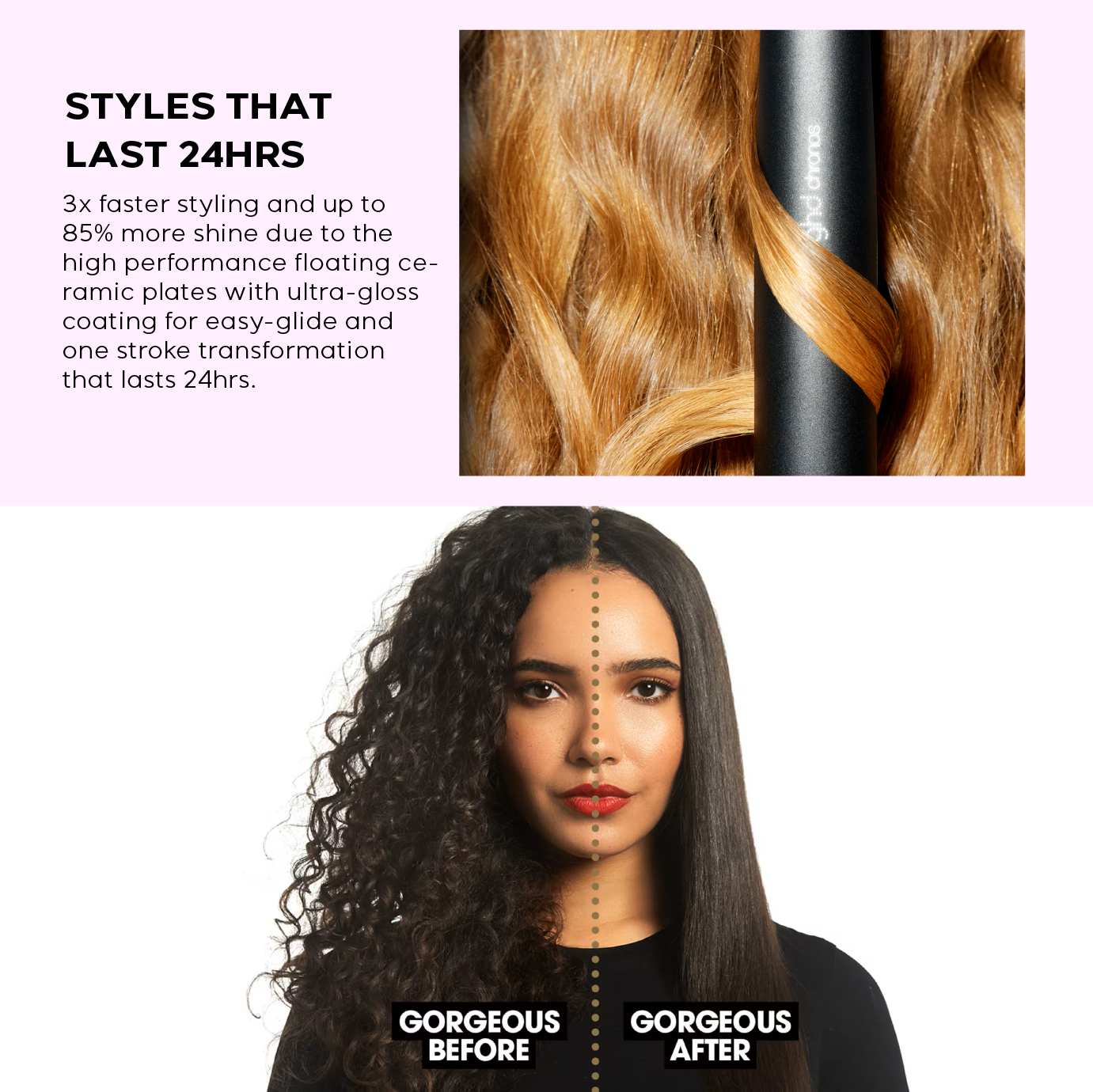 ghd Chronos Hair Straightener in Black & White & Icy Blue (3 Years ...