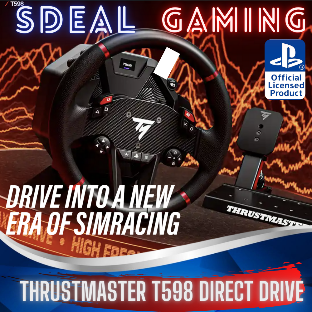 [READY STOCK] THRUSTMASTER T598 DIRECT AXIAL DRIVE DD STEERING WHEEL | Shopee Malaysia