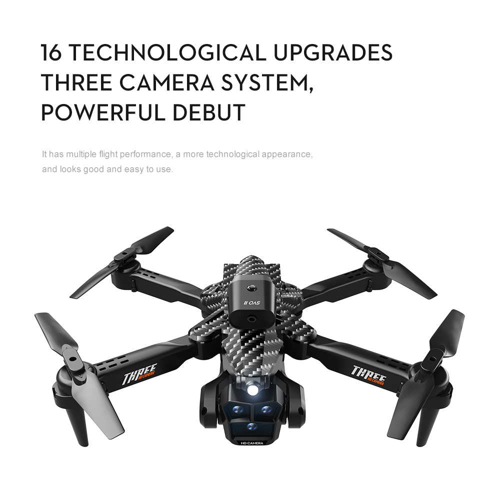 K10 MAX UAV 4K HD 3-kamera penghindaran halangan profesional fotografi udara kedudukan aliran ...