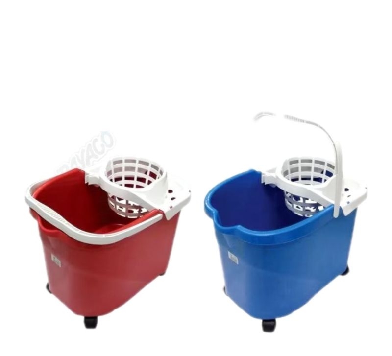 Rayaco V95403 20L square mop bucket with 4 wheels, tong mop kualiti ...