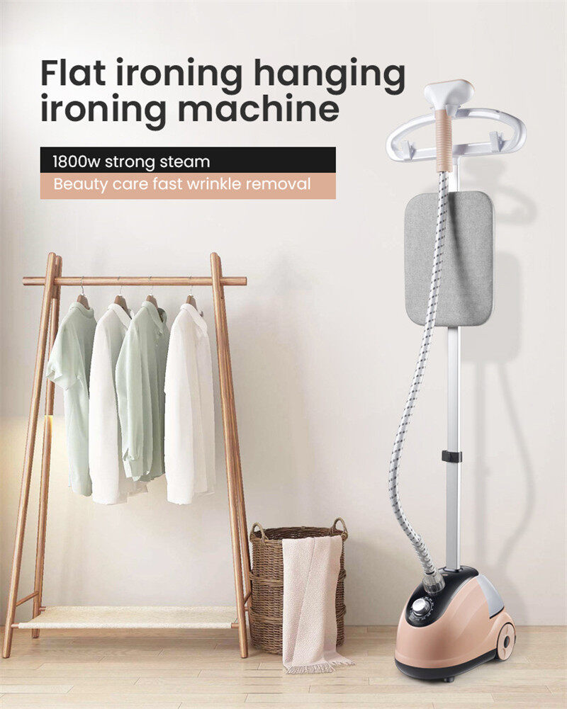 Garment Steamer 2000W Standing Telescopic Stand Type Clothes Steam Iron ...