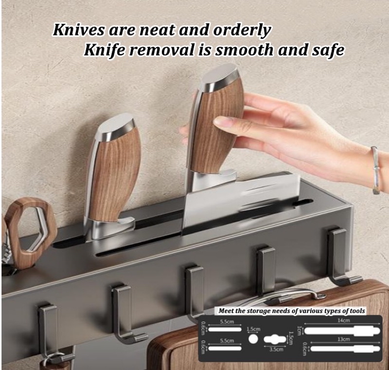 Tradlux Carbon Steel Knife Holder Knife Rack Spoon RAck Spoon Holder ...