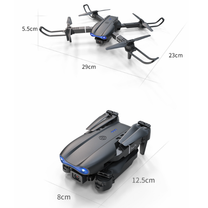 Drone E88 Pro Mini RC Quadcopter Foldable 3 Drone Battery With Camera ...