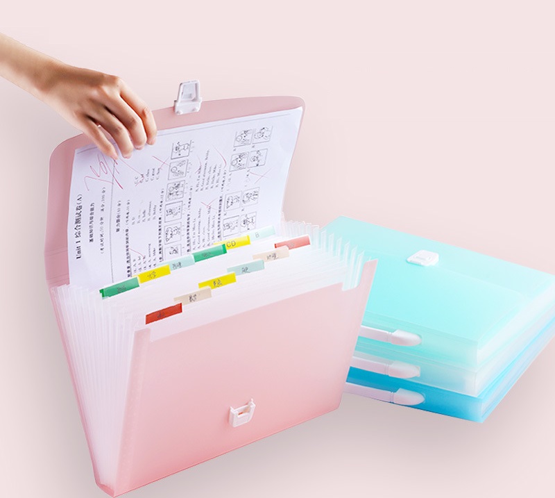 Expanding File with Handle with 13 pocket in A4 Size | Shopee Malaysia