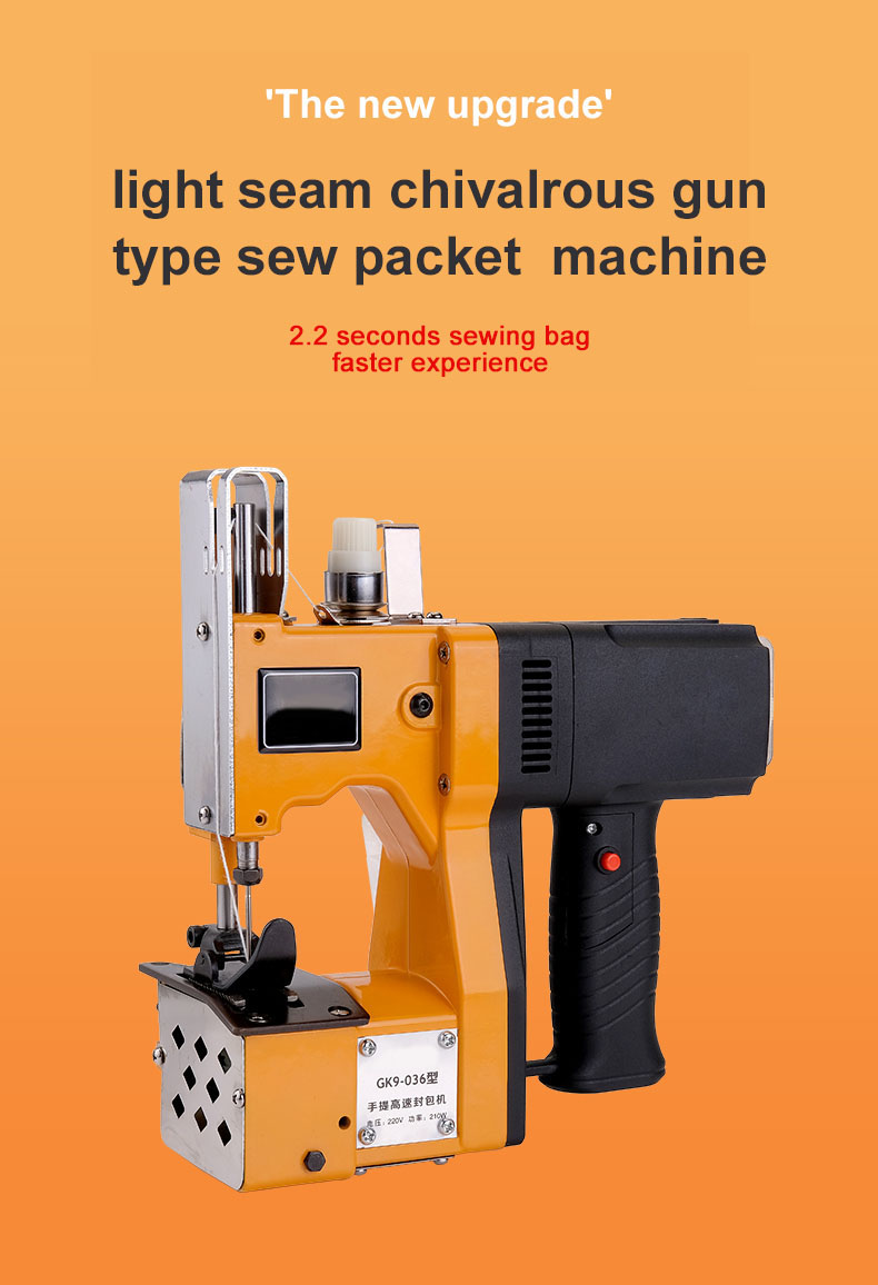 Portable Electric Sewing Machine Handheld Guni Bag Woven Paper Bag ...