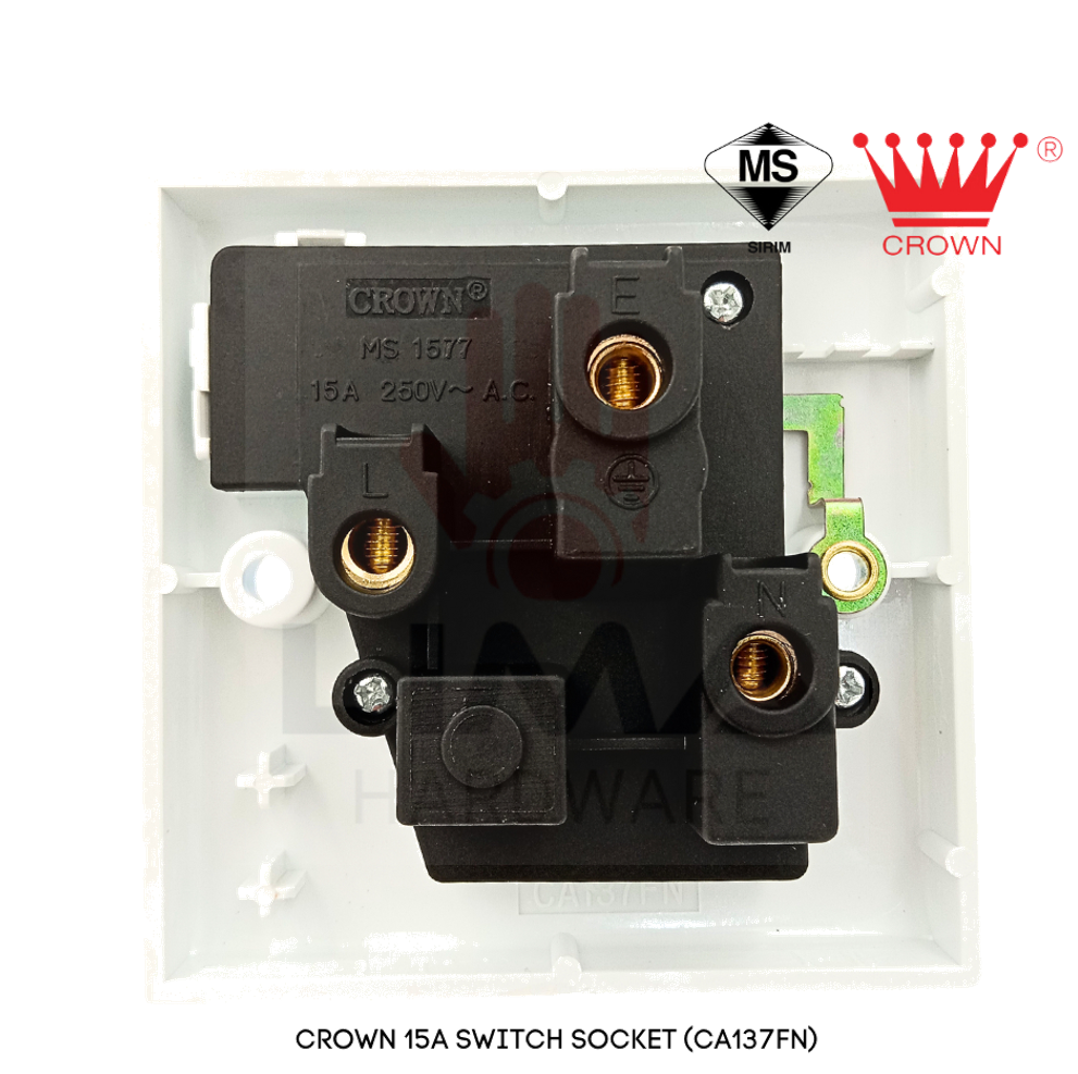 [SIRIM APPROVED] 15A Socket Aircond Heater Socket Round Head Plug ...