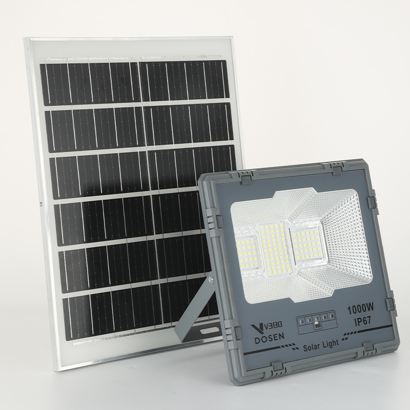 DOSEN solar light outdoor lighting 2000W Solar Spotlight lampu solar ...