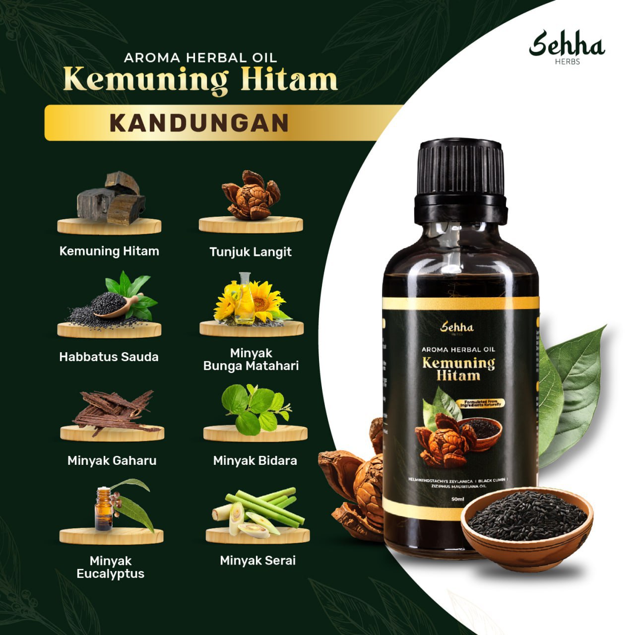 Sehha Herb Minyak Kayu Kemuning Hitam Menghalau Jin Hantu Saka ...