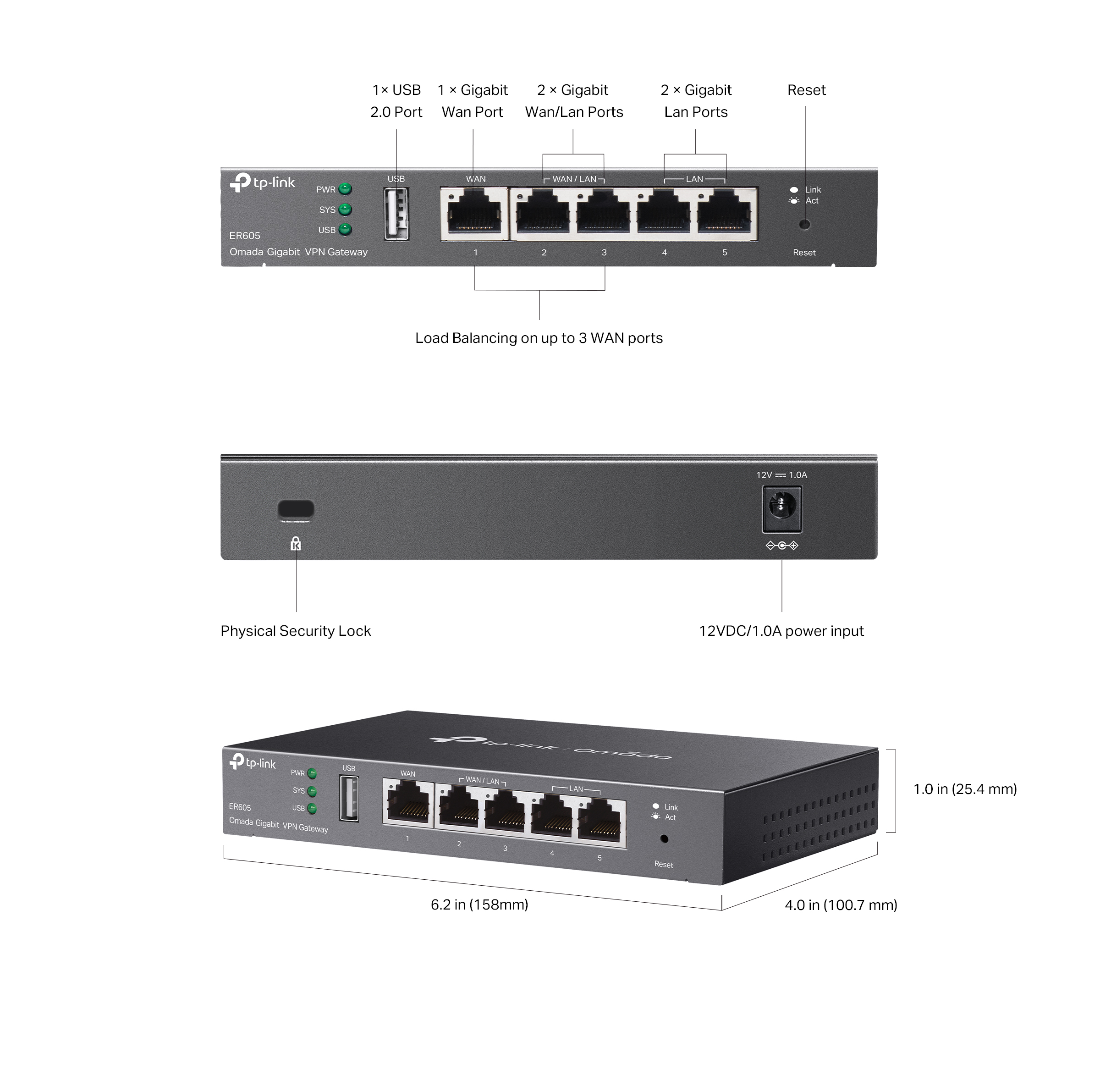 TP-LINK ER605 V2 OMADA GIGABIT VPN ROUTER | Shopee Malaysia