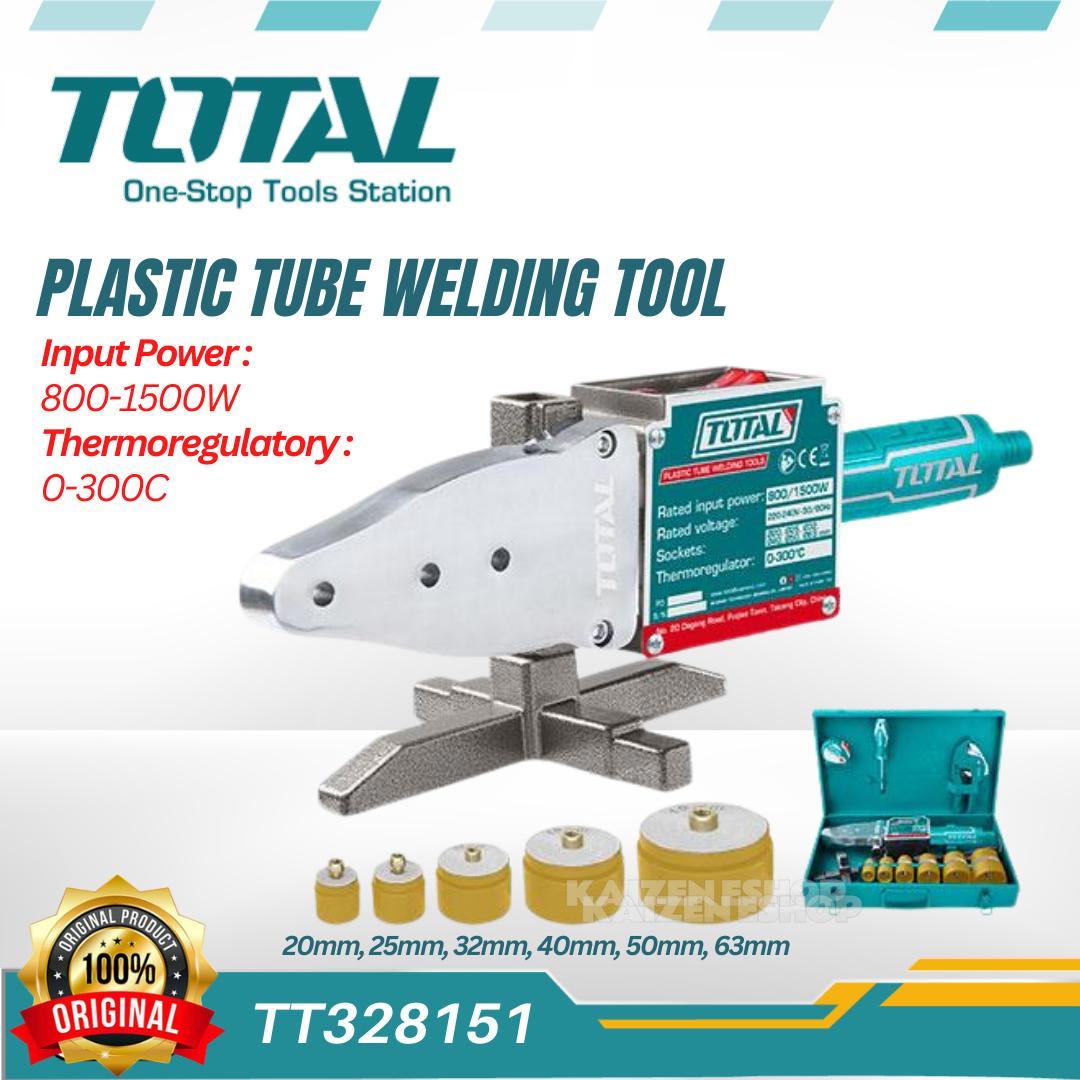 TOTAL TT328151 800W - 1500W Plastic Tube Welding Tool | Shopee Malaysia