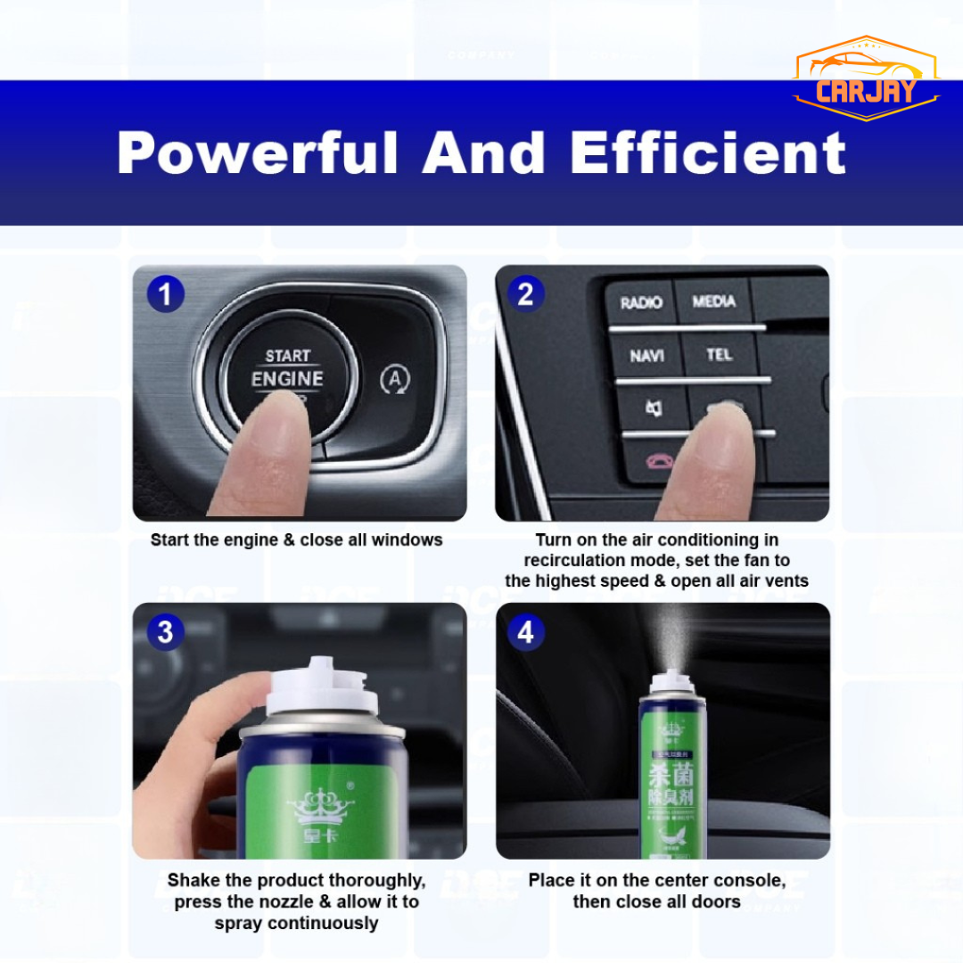 Car Air Freshener Interior Deodorant Deodorizer Antibacterial Perfume ...