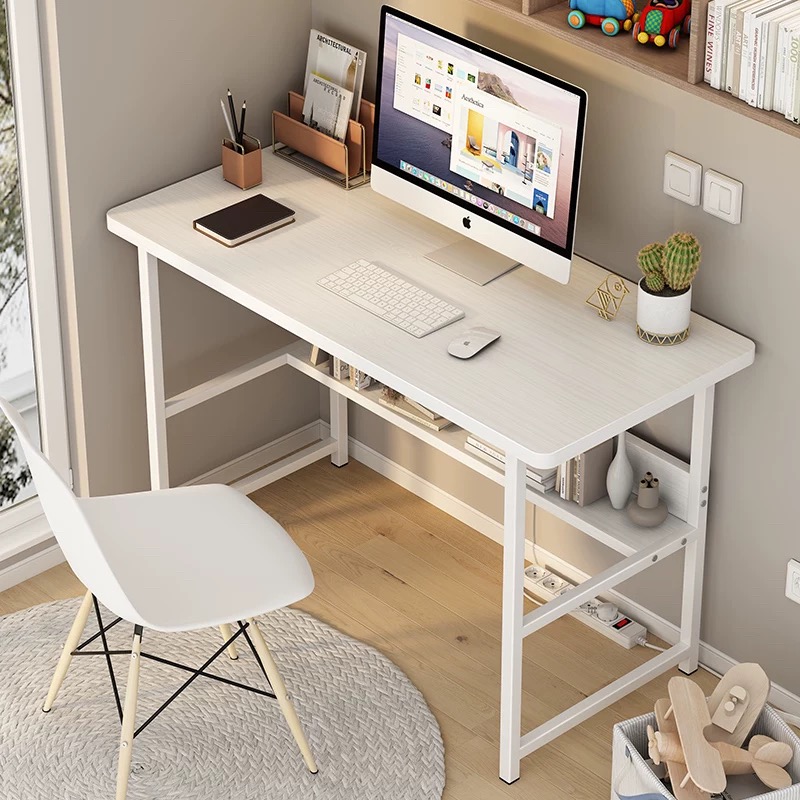 Study Table Meja belajar Modern Student Computer Desk Living Room ...