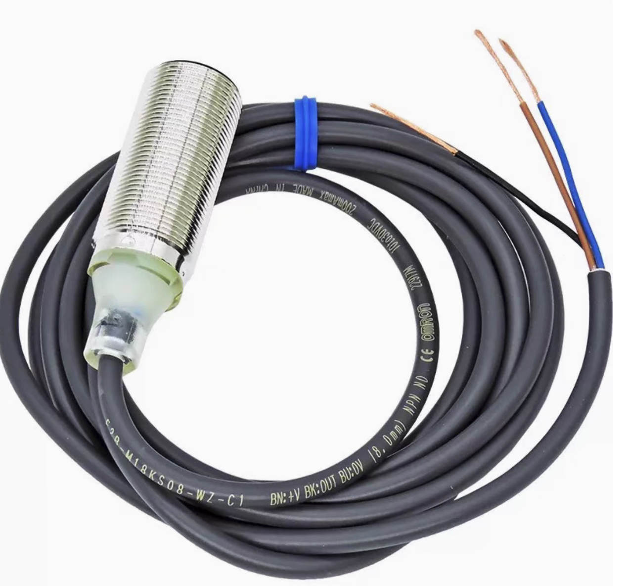 Omron Proximity Sensor E2B-M18KN16-WP-C1Pre-Wired NPN 2 meter | Shopee Malaysia