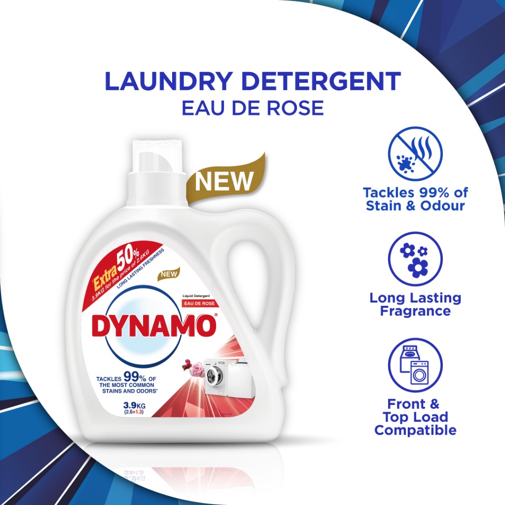 Dynamo Laundry Liquid Detergent Color Care 3.9Kg | Shopee Malaysia
