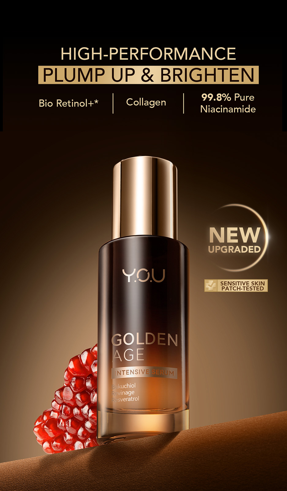 YOU Golden Age Intensive Serum Anti Aging Bakuchiol Collagen Renewal ...