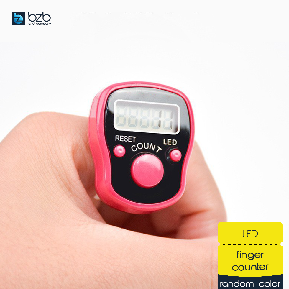 Digital Finger Counter LED Ring Hand Tally Counter 电子计数器 Zikir Yaasin ...