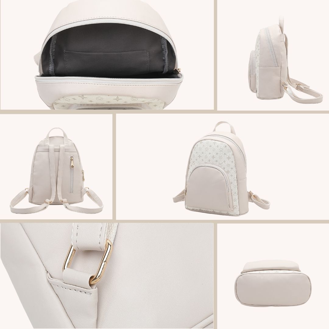Sara Smith Ladies Monogram Mini Backpack - Multi Color SEL 3288 ...