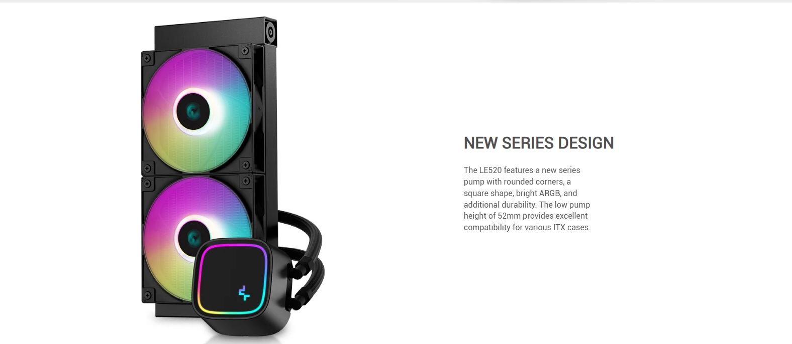 Deepcool LE520 240mm AIO CPU Liquid Cooler Black | Shopee Malaysia