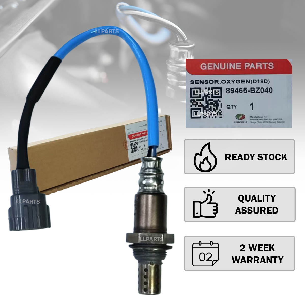 Original Perodua Myvi Viva Alza Toyota Avanza O2 Sensor Oxygen Exhaust ...