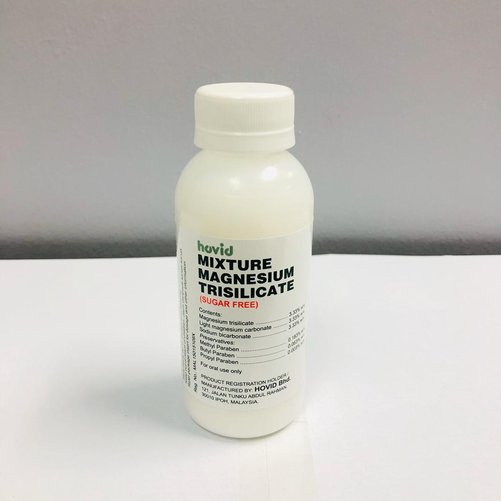 Rexom / Hovid Mist. Magnesium Trisilicate MMT 120ml Reflux Oesophagitis ...