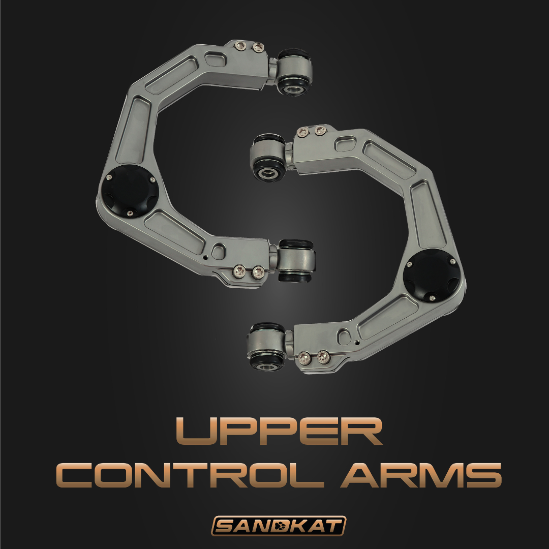 SANDKAT Toyota Hilux Revo Upper Control Arms Adjustable Aluminum Alloy ...