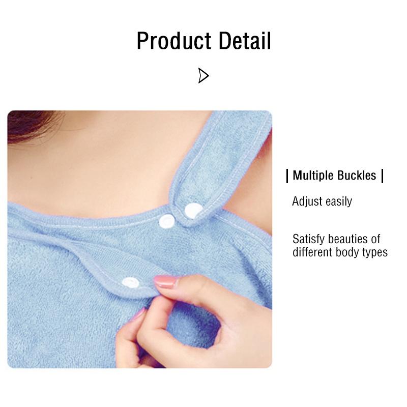 Microfiber Wearable Bath Towels Fast Drying Night Wear Pajamas Bathrobe Towel Tuala Mandi ...