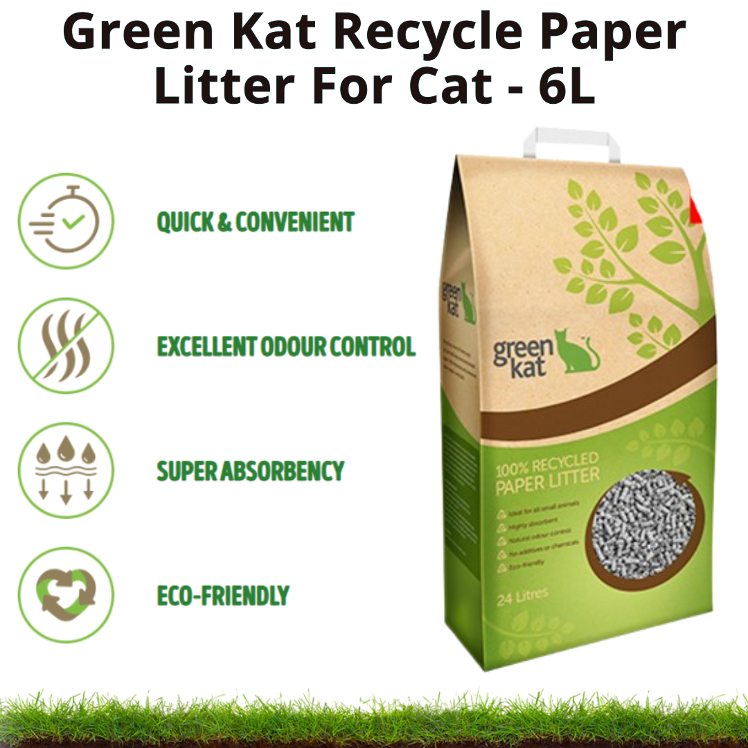 GREEN KAT Recycle Paper Litter / Bedding For Cat, Hamster, Guinea Pig ...