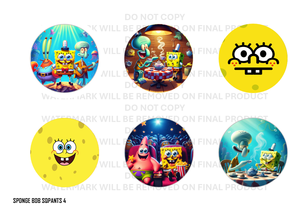 Artwork to Badge SpongeBob SquarePants | 58 MM Button Badge | Famous ...
