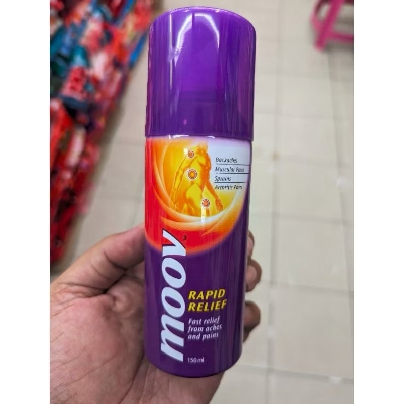 MOOV Spray RAPID FAST PAIN RELIEF PAIN 150 ML READY STOCK in Malaysia | Shopee Malaysia