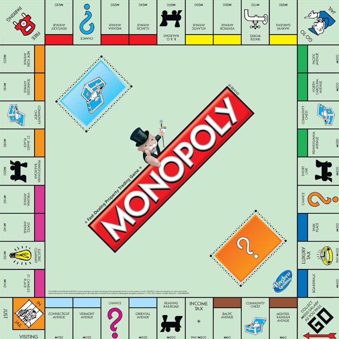 Monopoly Board Game Trading Property Game Global Village 2 in 1 Heroes & Spiderman Classic ...