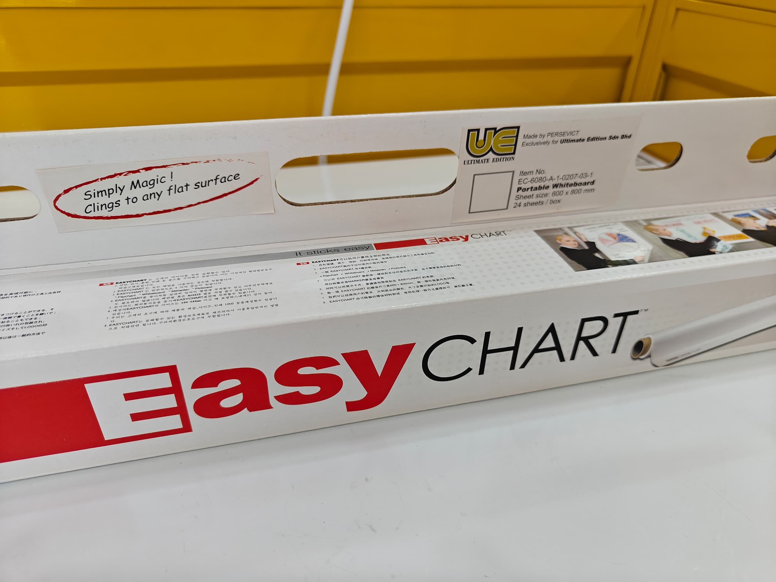 Easy chart Easy Chart: Static Cling Graph Stick Whiteboard Wall Sticker ...