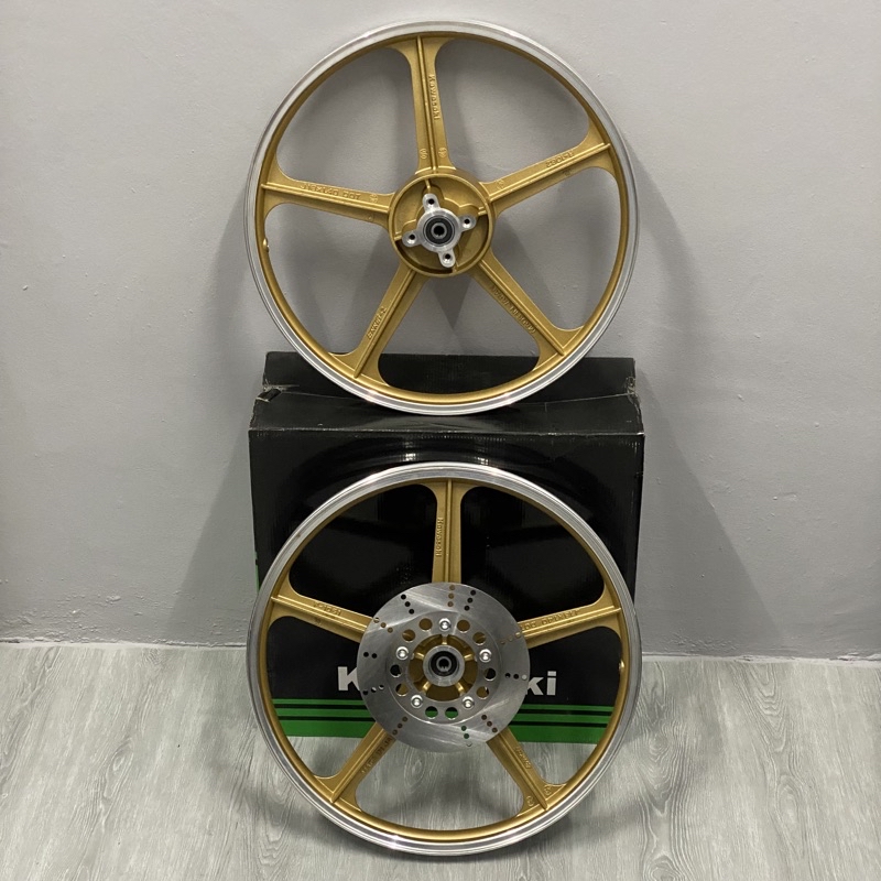 KAWASAKI AR80 SPORT RIM 5 BATANG 5L (1.40/1.40) MADE IN JAPAN ENKEI A ...