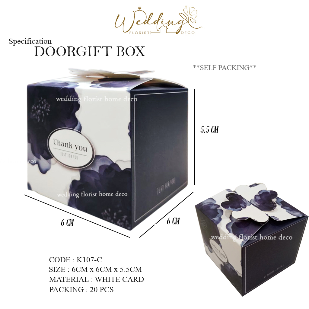 20PCS- Candy Box / Kotak Telur / Kotak Gula Gula / Goodies Box ...