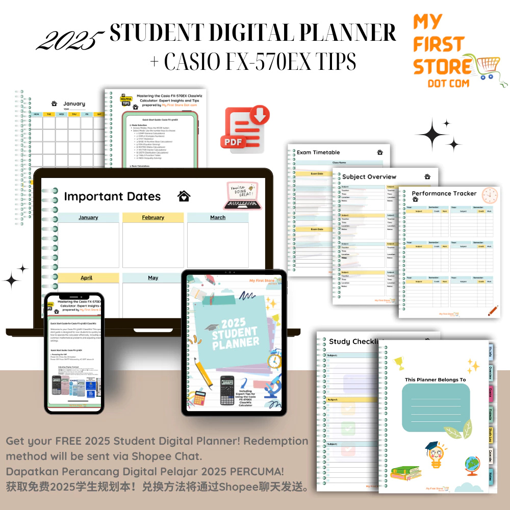 Genuine Casio FX-570EX-Blue ClassWiz Series Scientific Calculator for ...