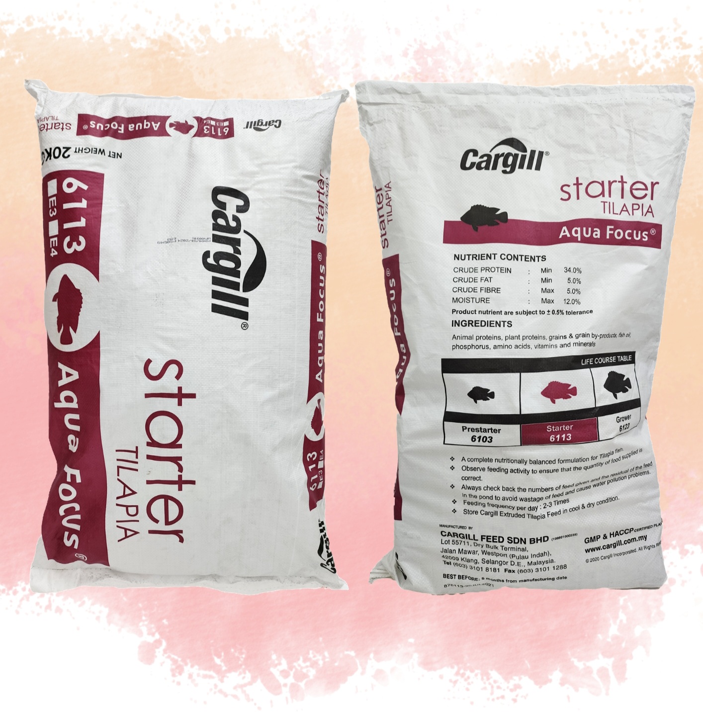 [REPACK 10KG] Cargill Starter 6113 Pellet Ikan 2mm - 3mm Premium ...