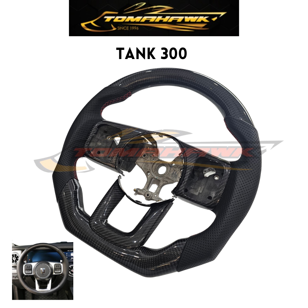 GWM TANK 300 CARBON FIBER STEERING WHEEL TANK 300 STEERING WHEEL CARBON ...