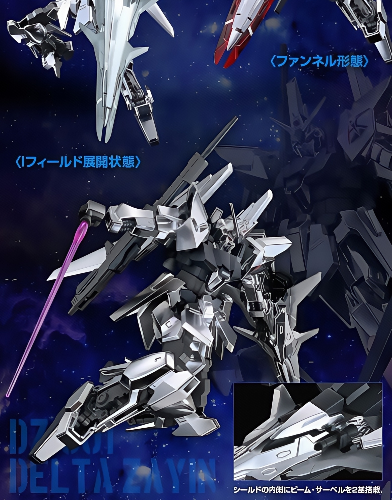 P-Bandai HGUC 1/144 Delta Zayin Model Kits | Shopee Malaysia