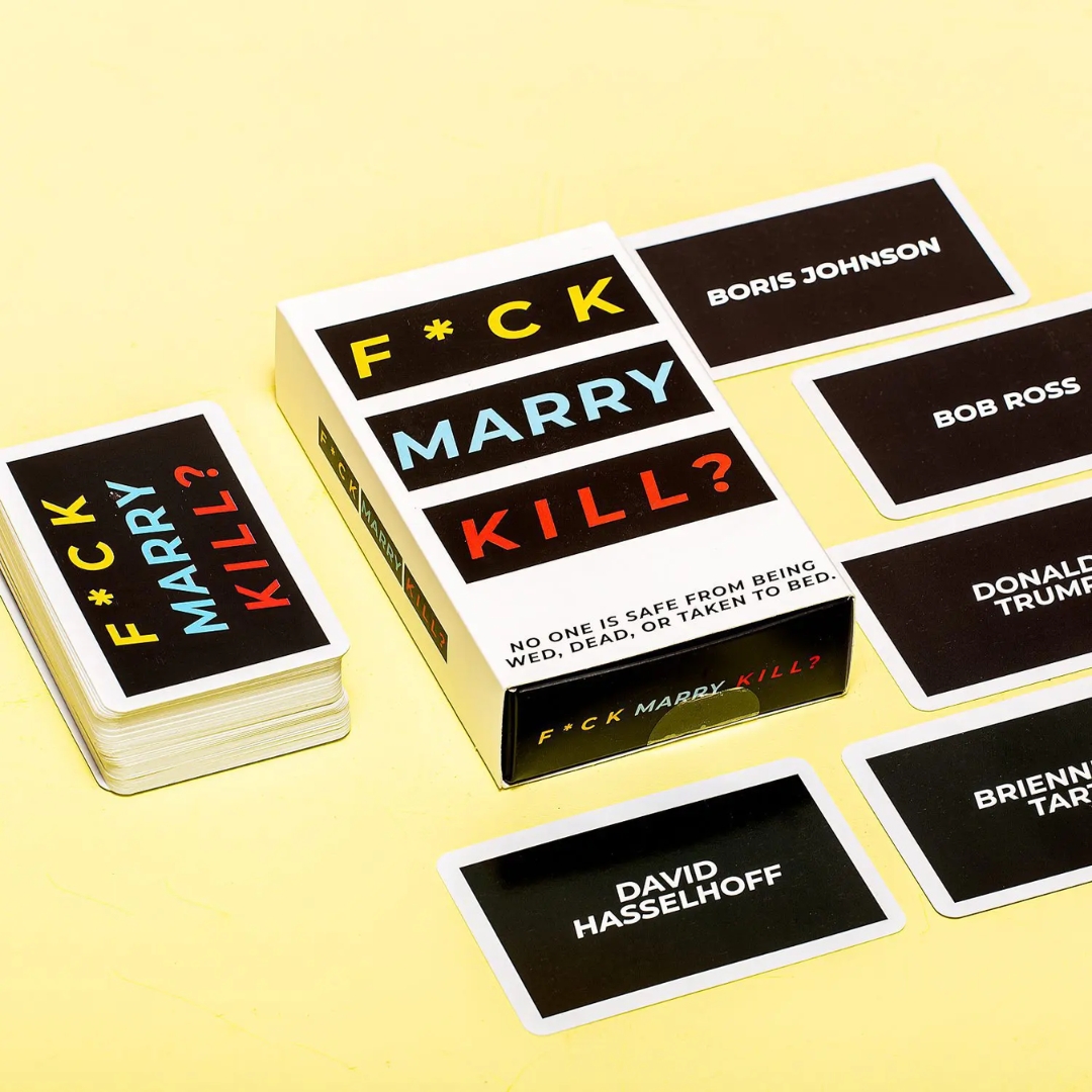 F*ck, Marry, Kill? Adult Card Game No One Is Safe Fun For Friends ...