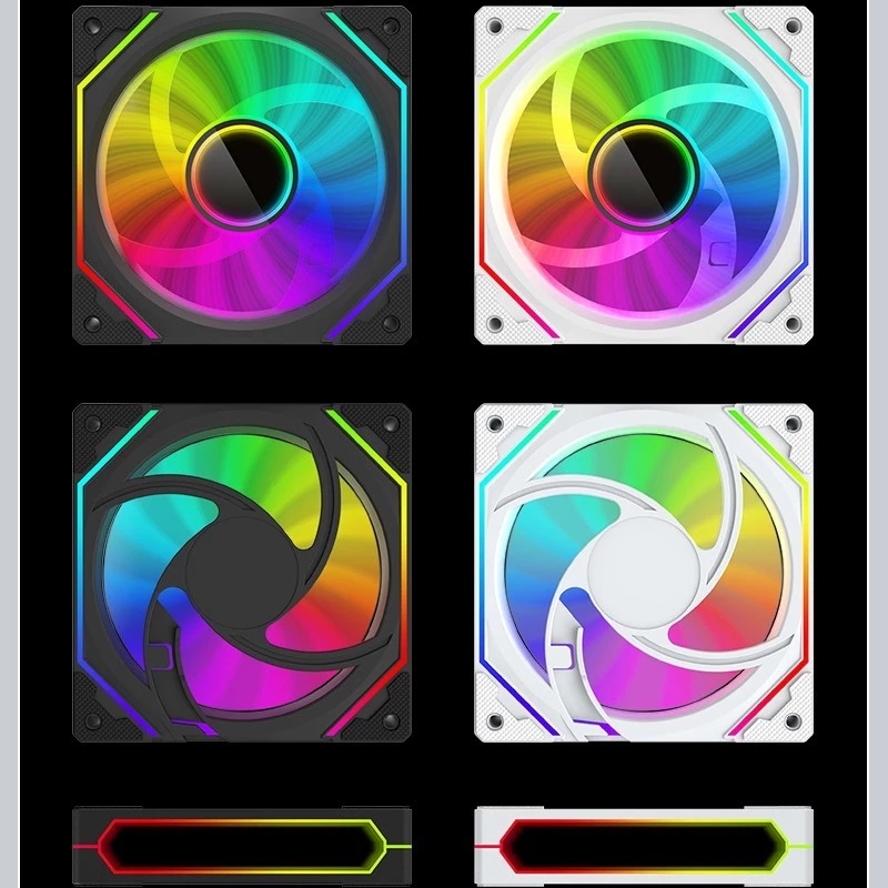 [Ready Stock]Ling Jing PRISM GEN6 PRO ARGB Fan Casing Fan 120mm PWM 5V ...