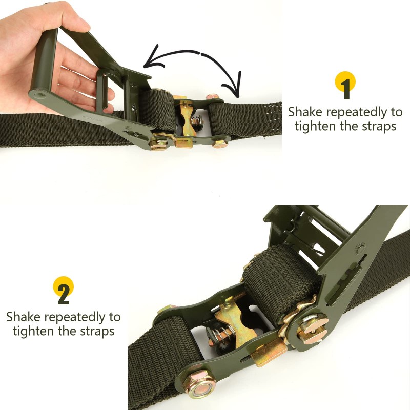 3MM Thickened10M Safety Ratchet Tie Down Ratchet Tie Down Lorry Strap ...