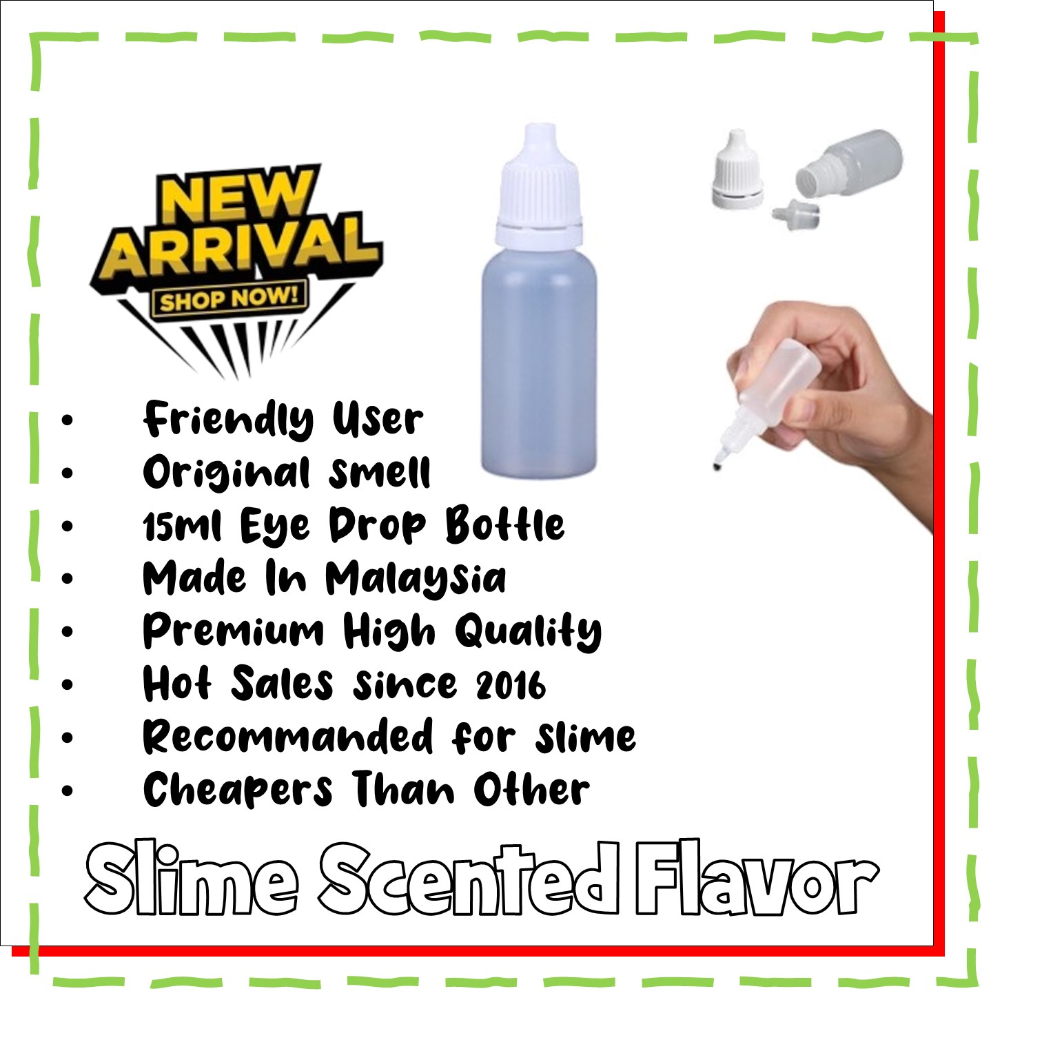 ICE CREAM VANILLA 15ML SLIME SCENTED FLAVOR ESSENCE DIY SLIME SMELL ...